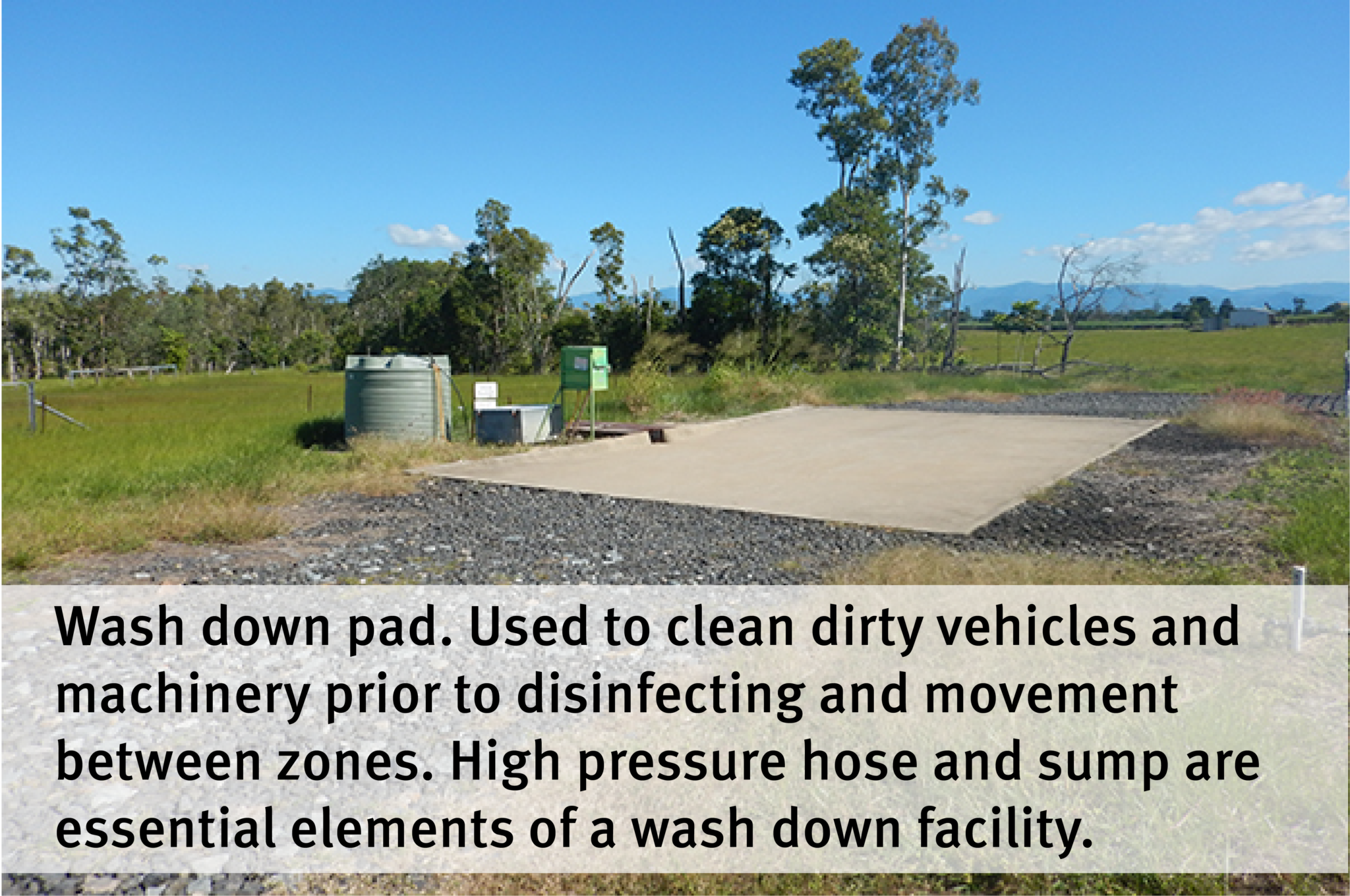 Disinfecting and wash-down facilities – grower practices – Better Bananas