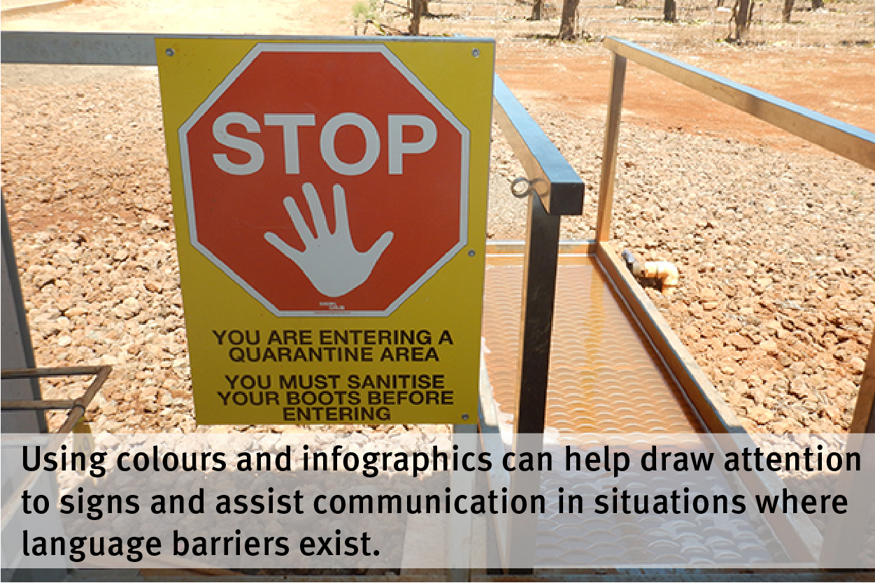 Signage – grower practices – Better Bananas